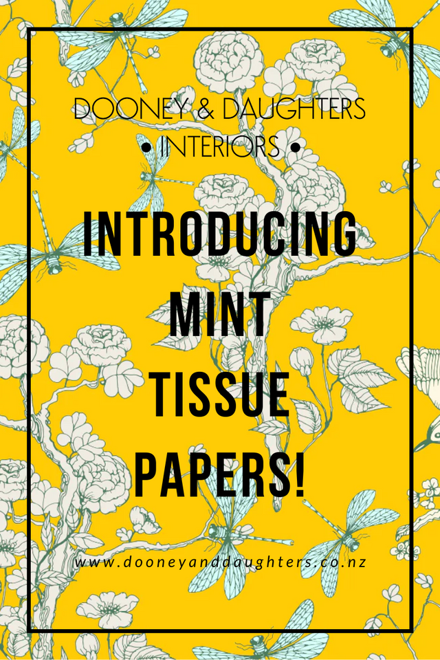 Introducing Mint Tissue Papers! | Dooney & Daughters
