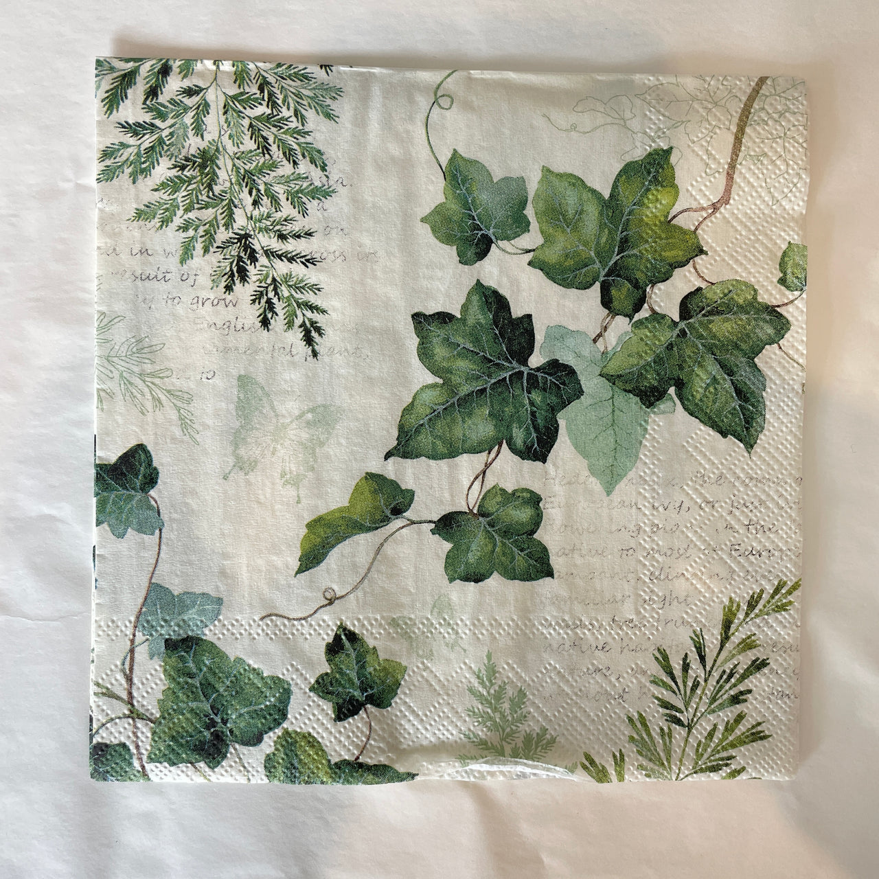 Elwin Cream Napkin | Decoupage Napkin | Dooney & Daughters