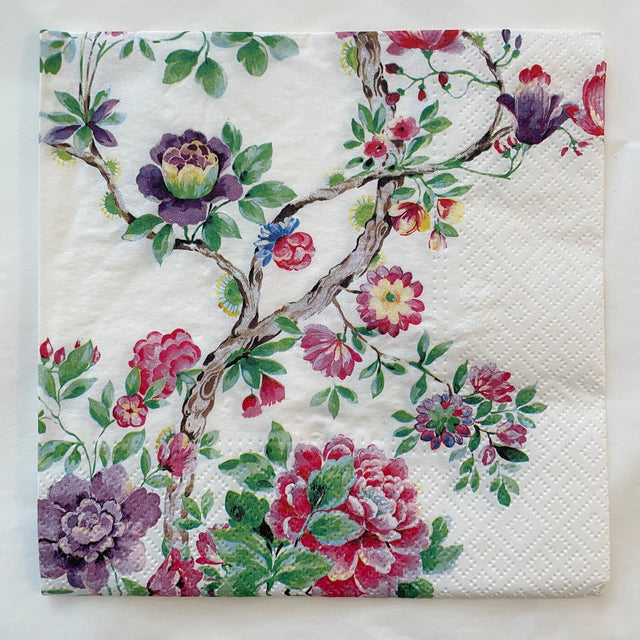 Japanese Garden Napkin | Decoupage Napkin | Dooney & Daughters