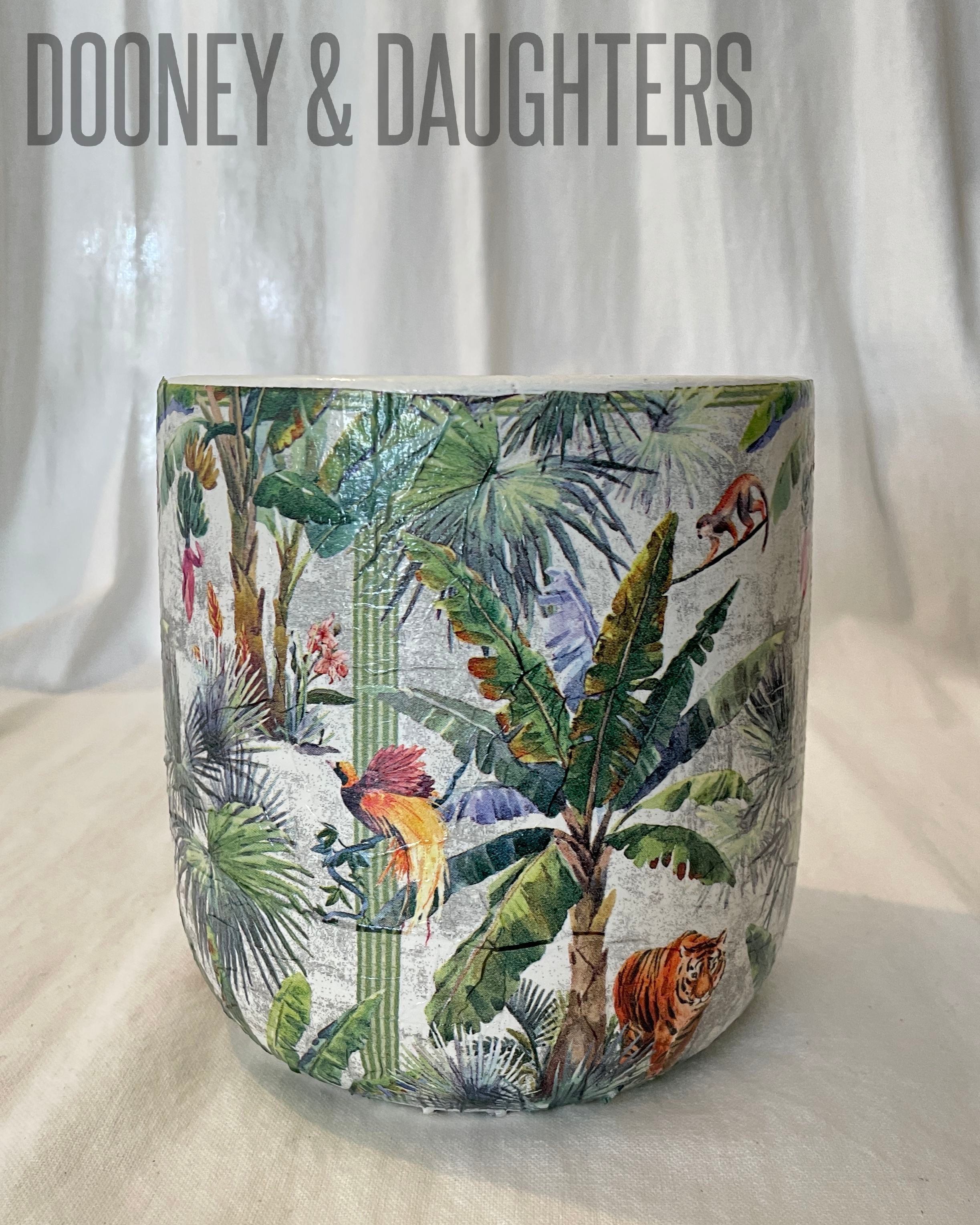 Hand Decoupaged Plant Pot | Dooney & Daughters