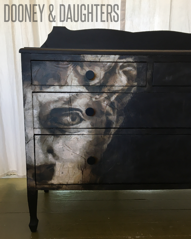 David Decoupage Paper | Decoupage Dresser | Dooney & Daughters