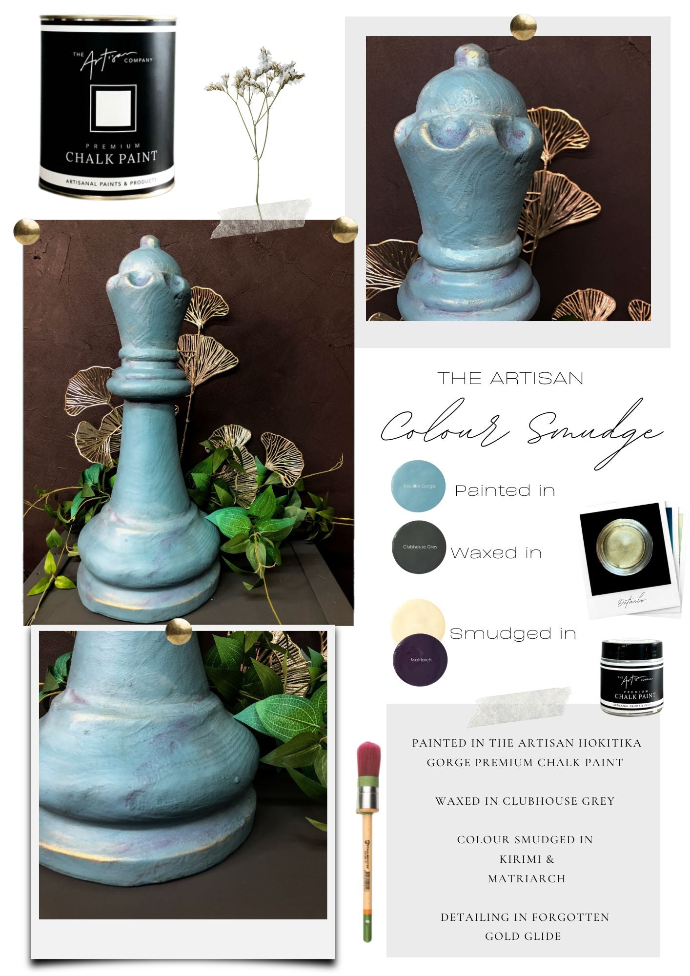 Hokitika Gorge Artisan Colour Smudge Recipe | Dooney & Daughters