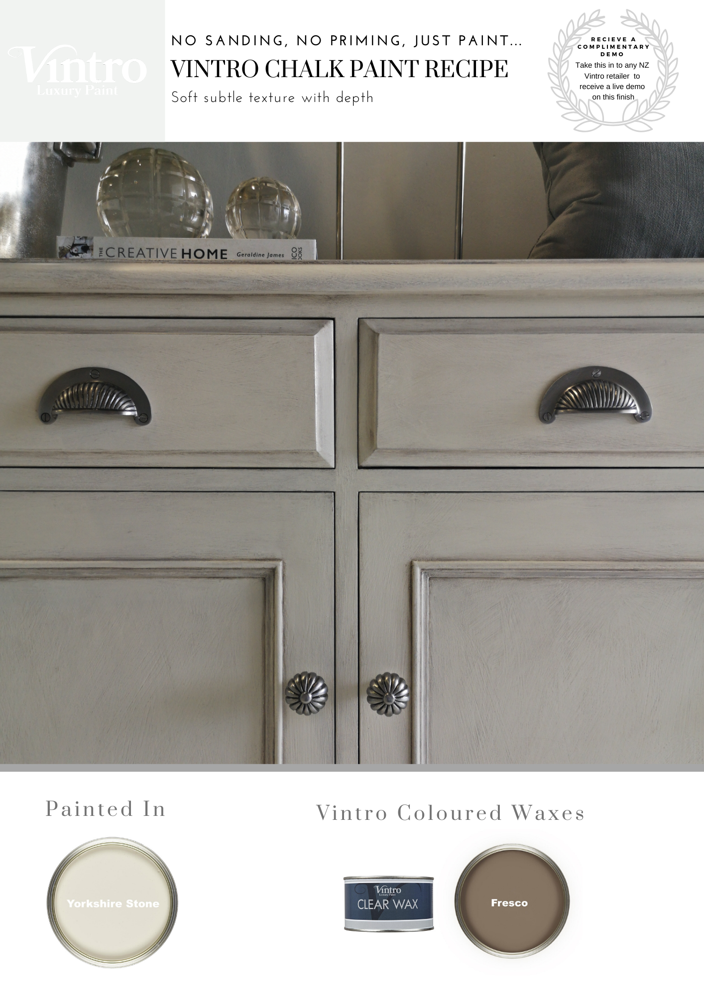 Soft Subtle Texture | Paint Recipe | Dooney & Daughters