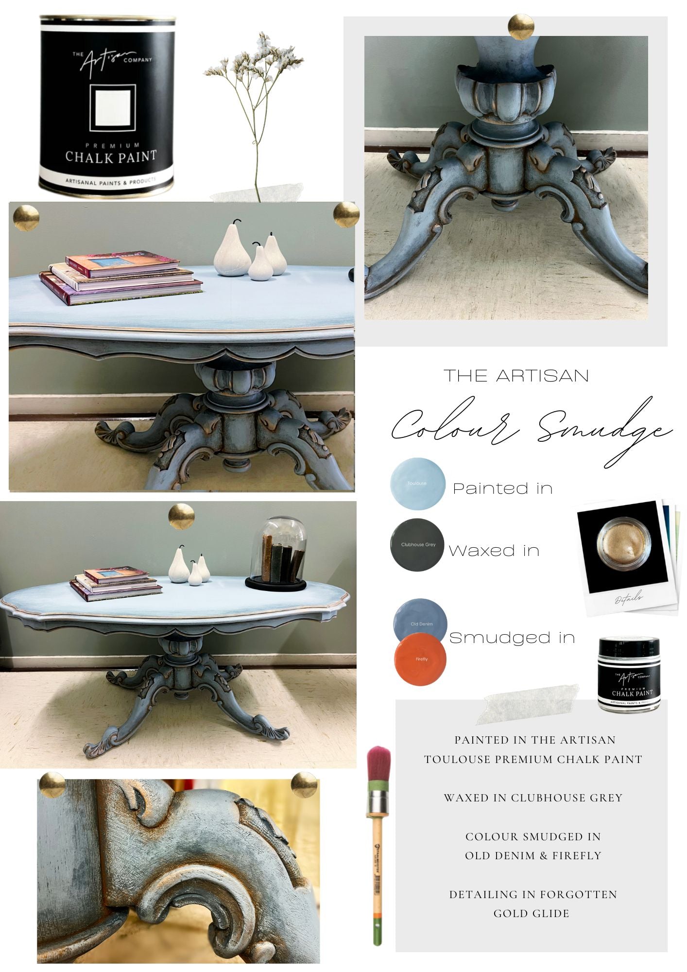 Toulouse Artisan Colour Smudge Recipe | Dooney & Daughters